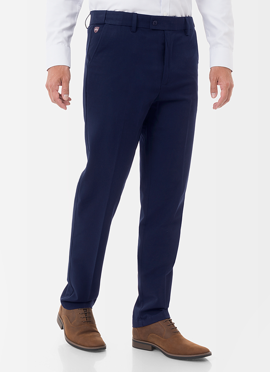 Pantalon Formal Polystel (Rct) Luciuz Azul Navy | Norton