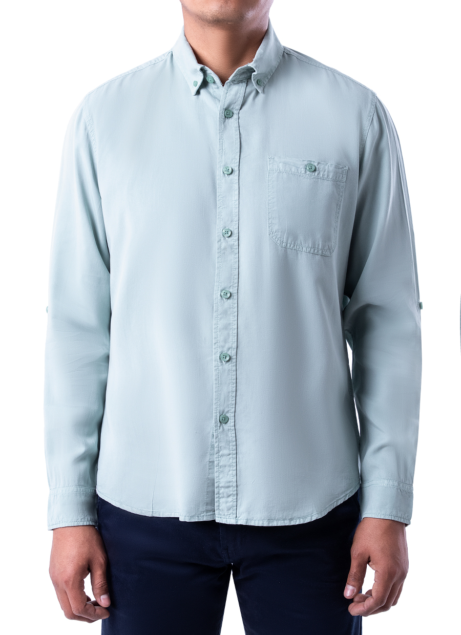 Camisa Twill Light M/L (Reg. Fit) Senyil Aqua | Norton