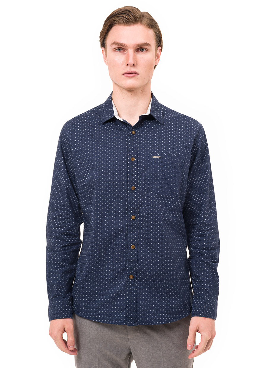 Camisa Full Print. M/L (Reg. Fit) Luis Blue | Norton