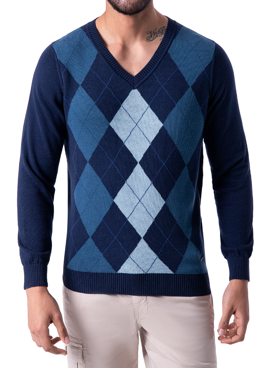 Chompa Hilos Regular Fit Newtum Azul | Norton