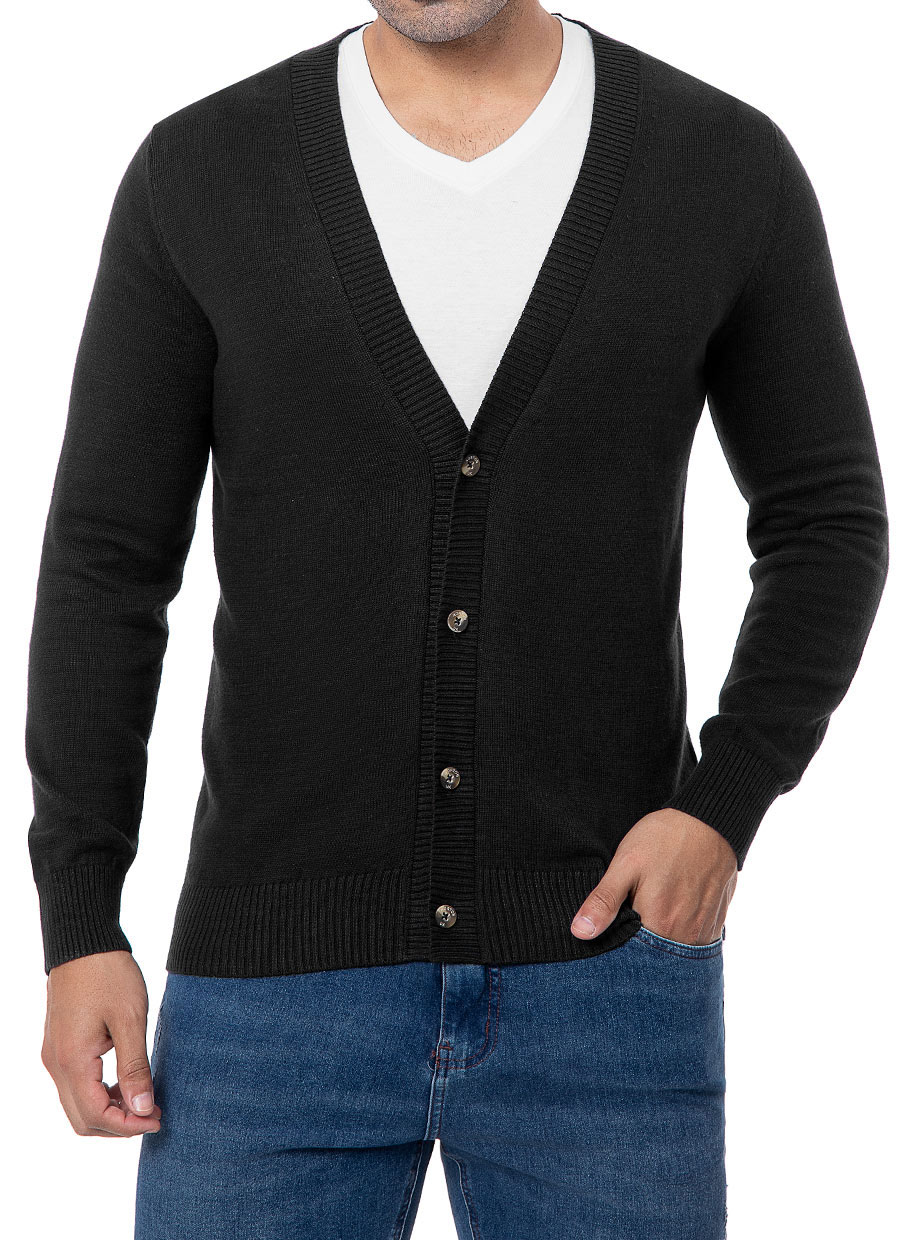 Chompa Hilos Gerlom Negro | Norton