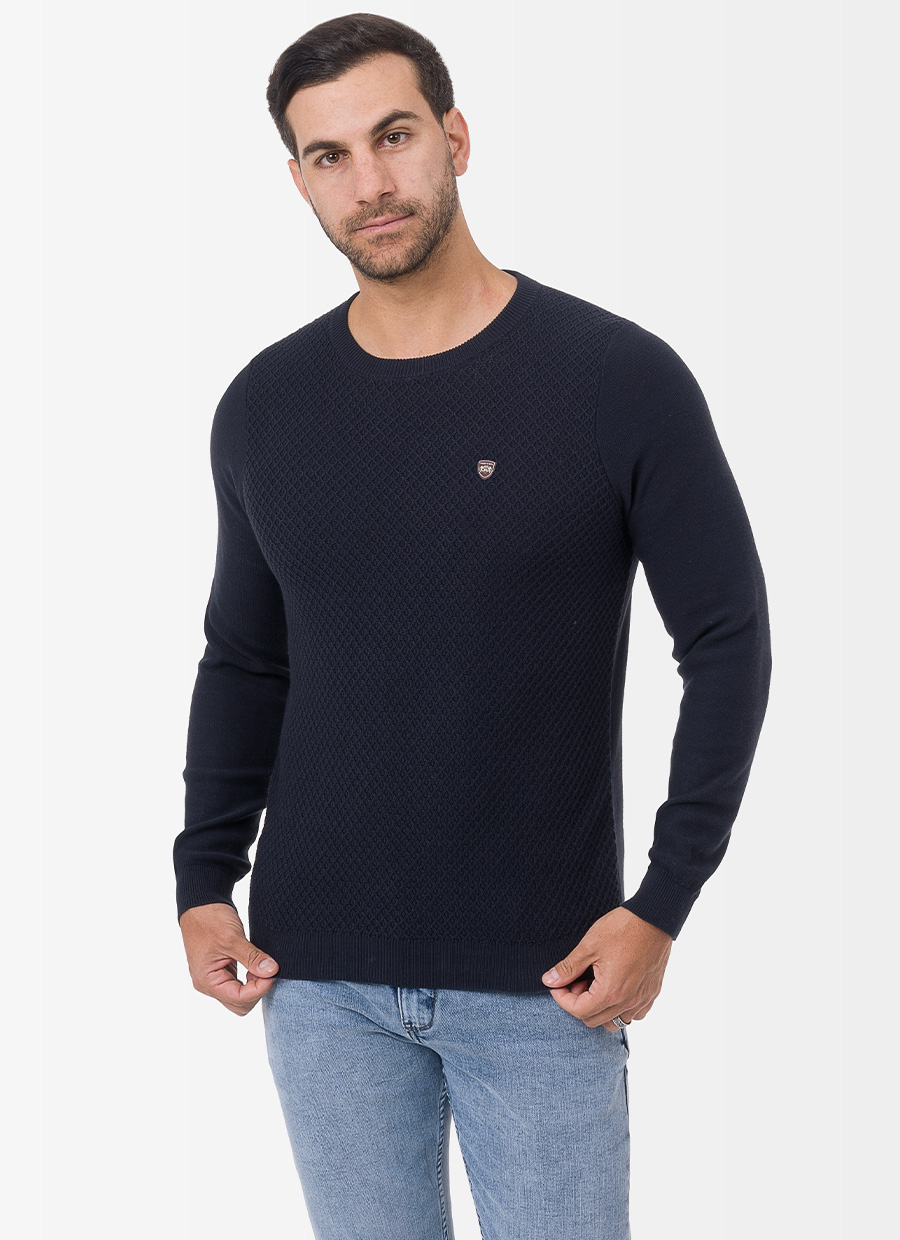 Chompa Hilos Flanders Azul Marino | Norton