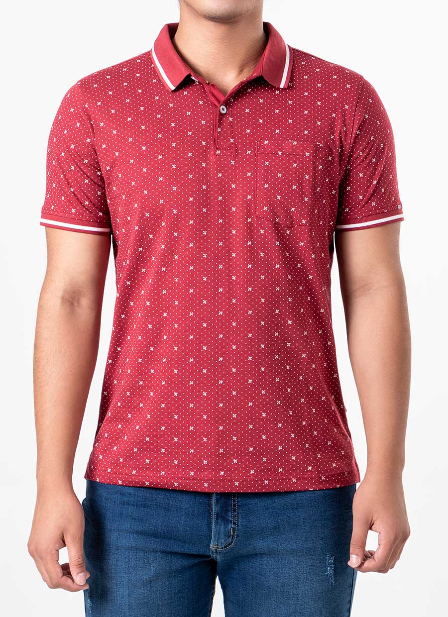 Polo Box Jersey M/C Regular Fit 220-Box Vino | Norton