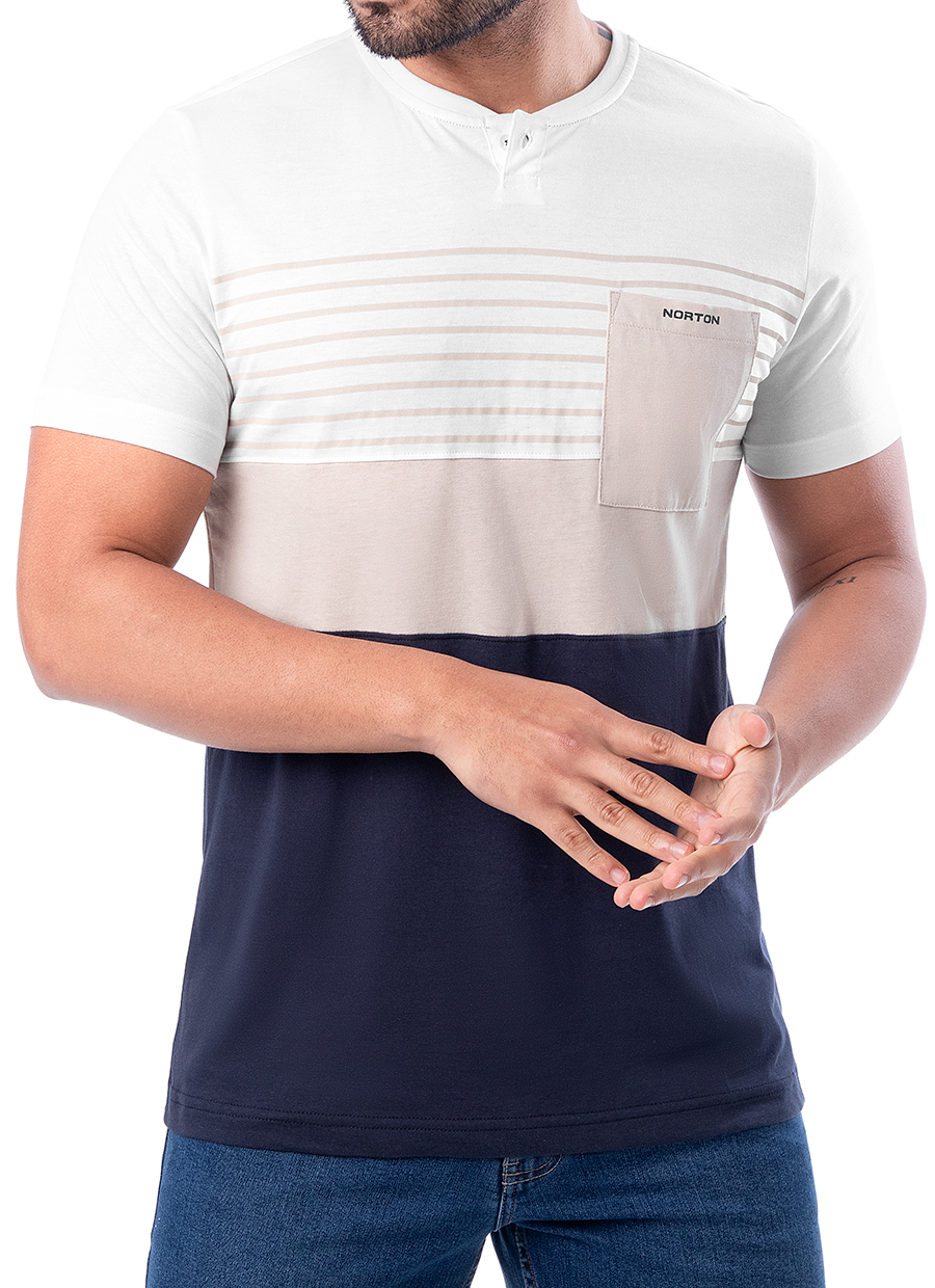 Polo Jersey M/C Regular Fit Trobul Blanco Beige | Norton