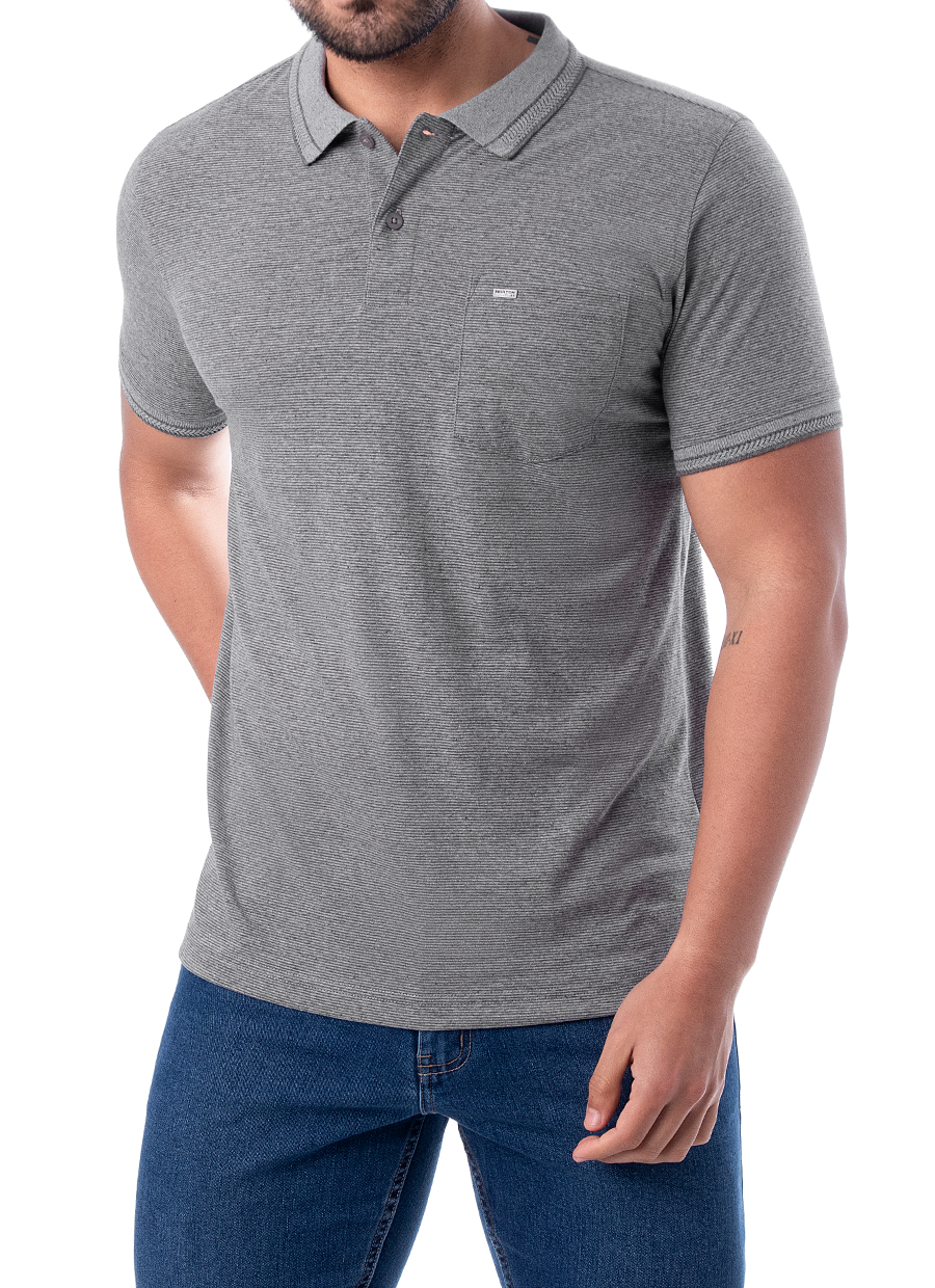 Polo Box Jersey M/C Regular Fit Orlant Melange | Norton