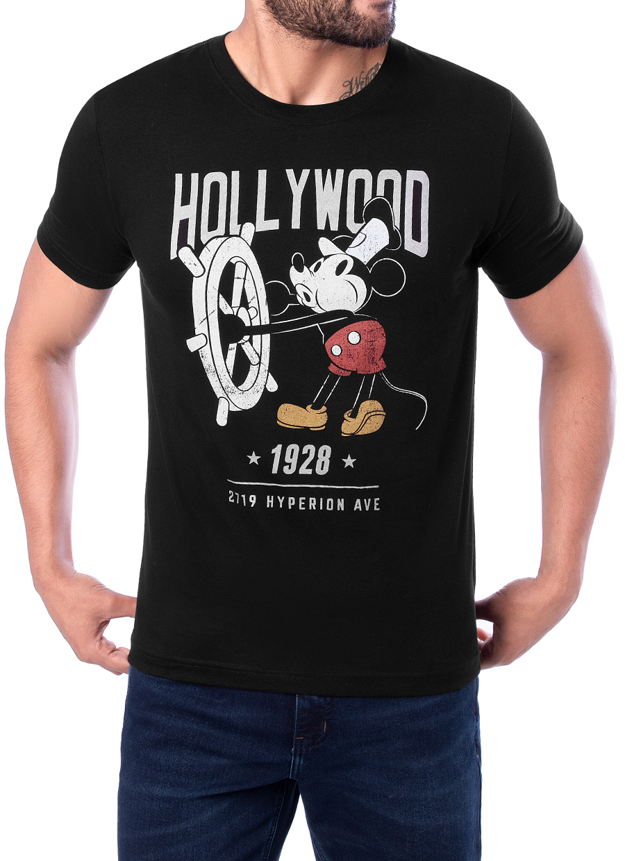 Polo Jersey M/C Slim Fit Duran_mickey Negro | Norton