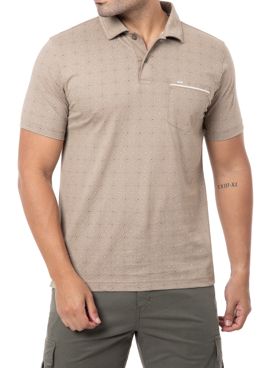 Polo Box Jersey M/C Regular Fit Matlok Castor | Norton