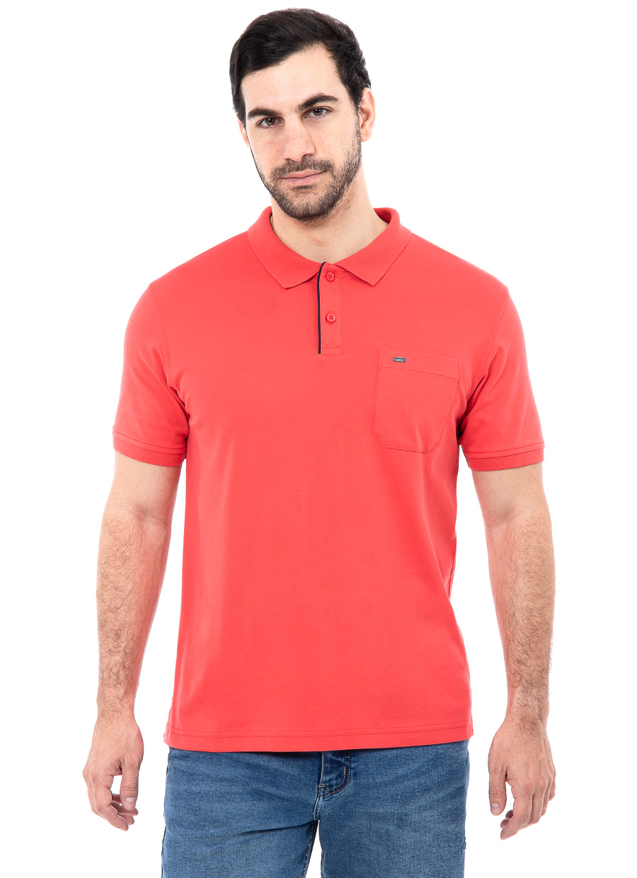 Polo Box Gamuza Pima M/C Regular Fit Kenix Radian Red | Norton