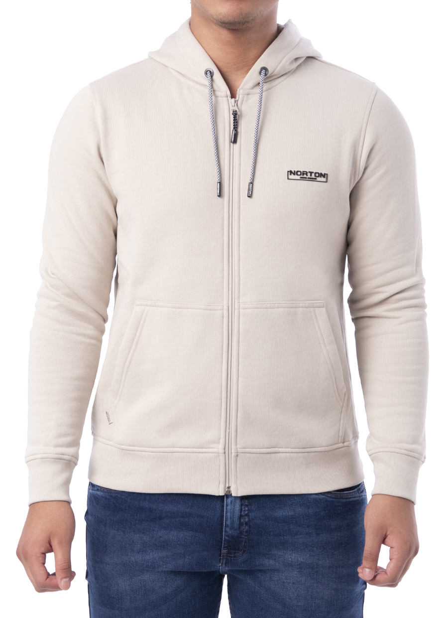 Polera Franela C/Cap Regular Fit Essentials 1 Beige | Norton