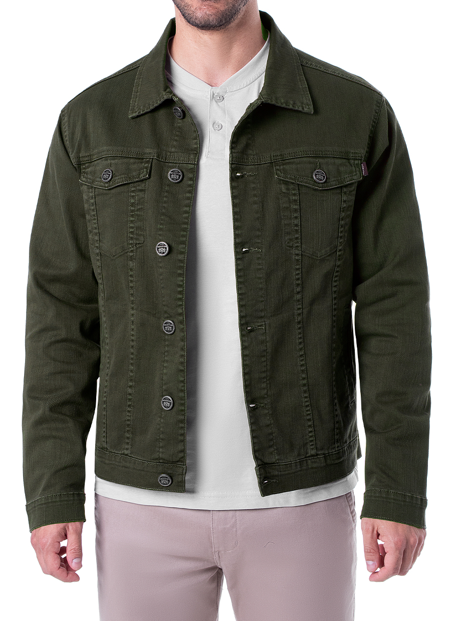 Casaca Twill Comfort Jaremer Verde | Norton